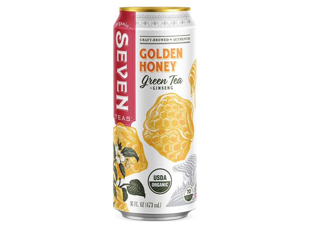 Smooth Organic Golden Honey Green Tea - – Seven Teas